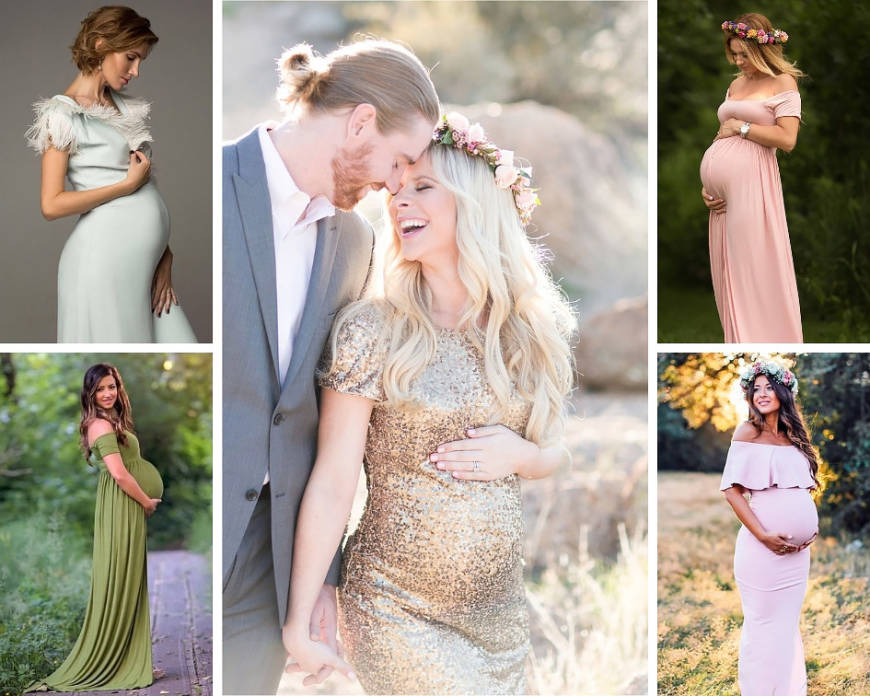 Варианты платья для беременных на свадьбу - Hot Wedding